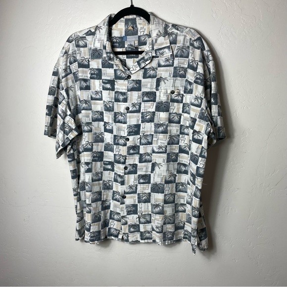 half moon ba | Shirts | Mens Half Moon Bay Hawaiian Short Sleeve Button ...